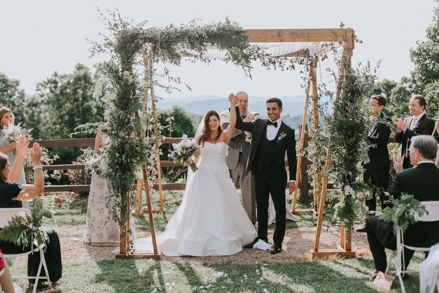 Asheville Crest Pavilion Wedding Venue / Paige + Phil — Erika El ...