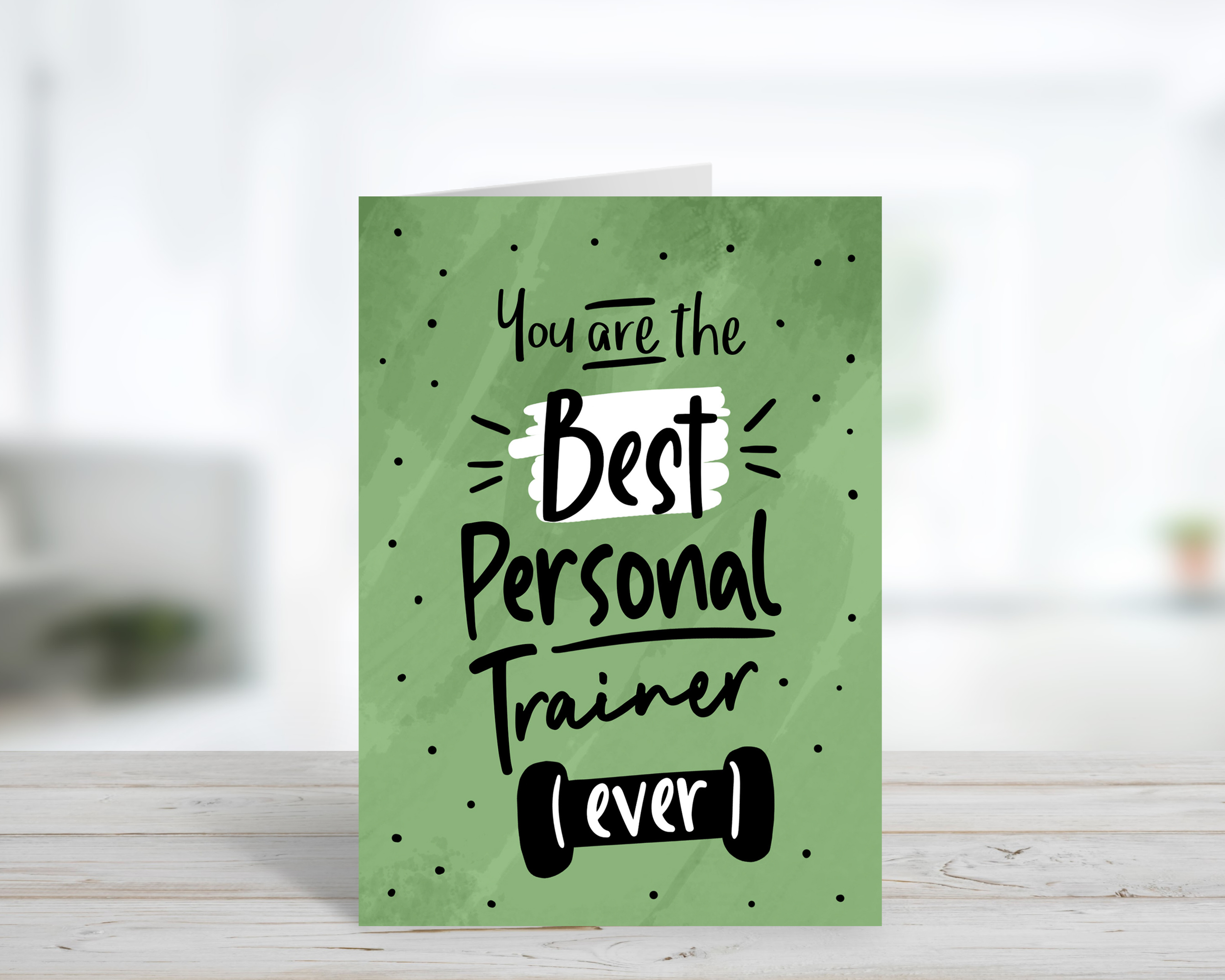 Personal Trainer Thank You Card — Sole Inspired