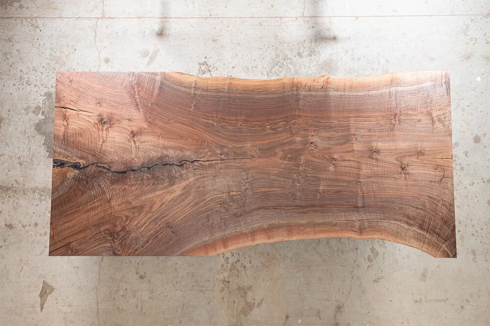 Live Edge Dining and Coffee Table Nearby San Diego, CA
