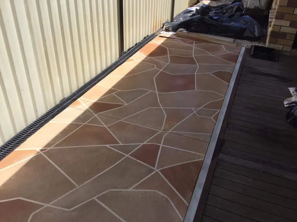 Few Images from S&S Concreting — Perma-Colour Australia