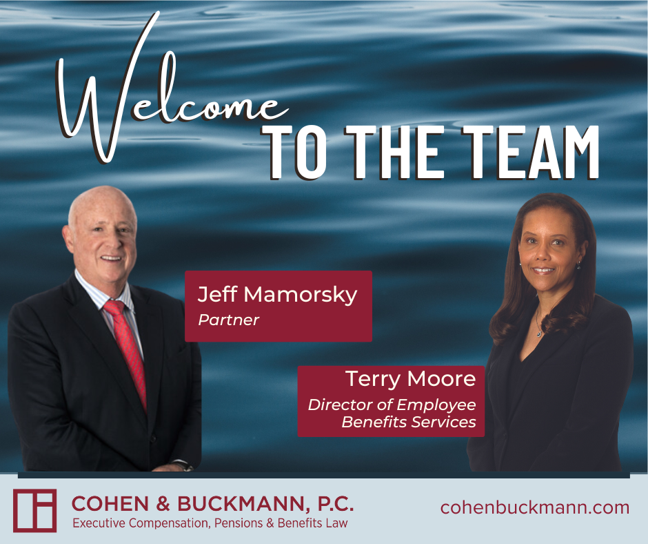Cohen & Buckmann Expands; Adds Mamorsky and Moore to ERISA Team — Cohen ...