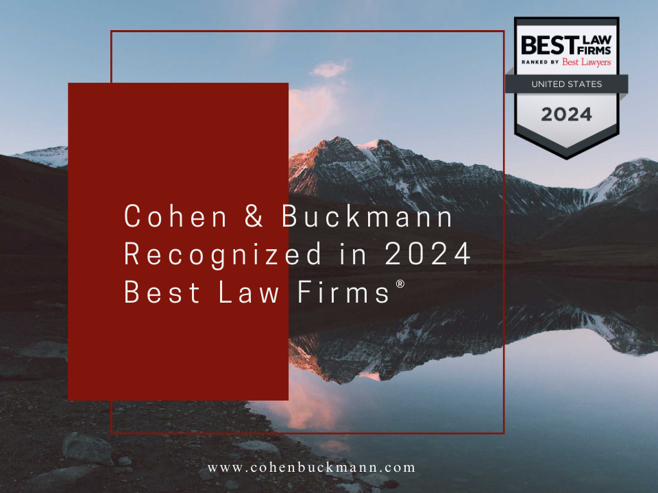 Insights — Cohen & Buckmann, P.C.