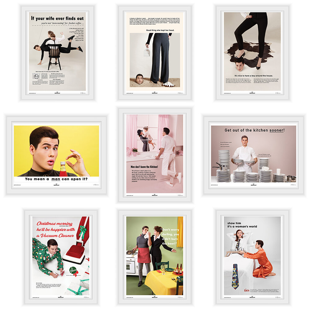 YOU MEAN A MAN CAN OPEN IT? - "in a parallel universe" print by eli ...