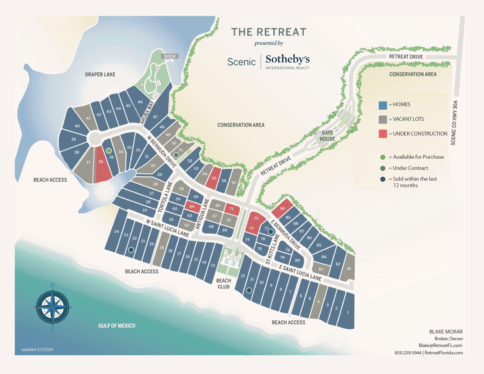The Retreat Sales Map - The Retreat