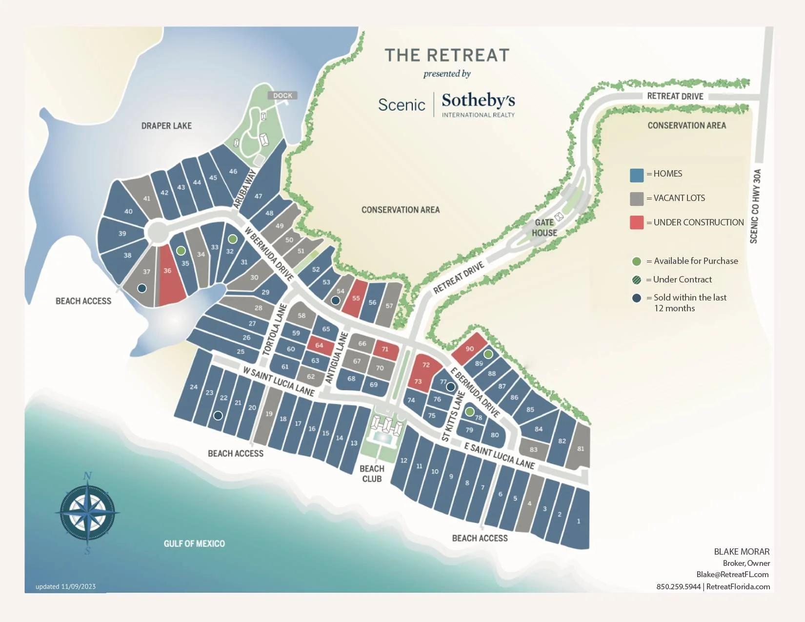 The Retreat Sales Map - The Retreat