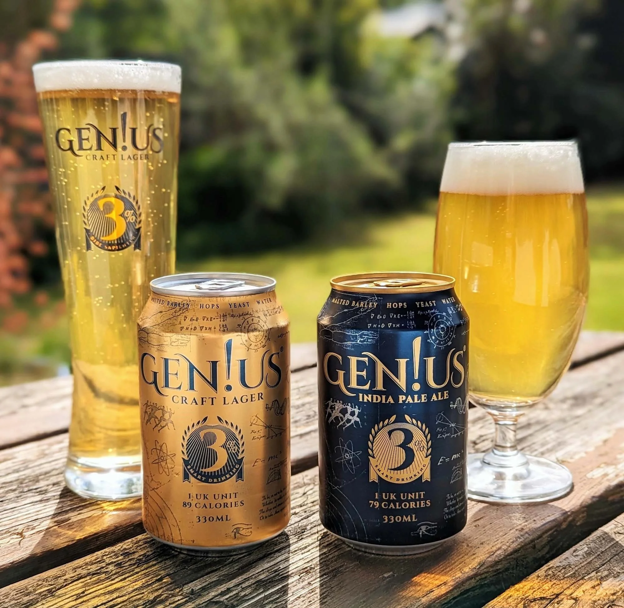 Buy Low Carb Beer Online | Lager & IPA | Genius Brewing