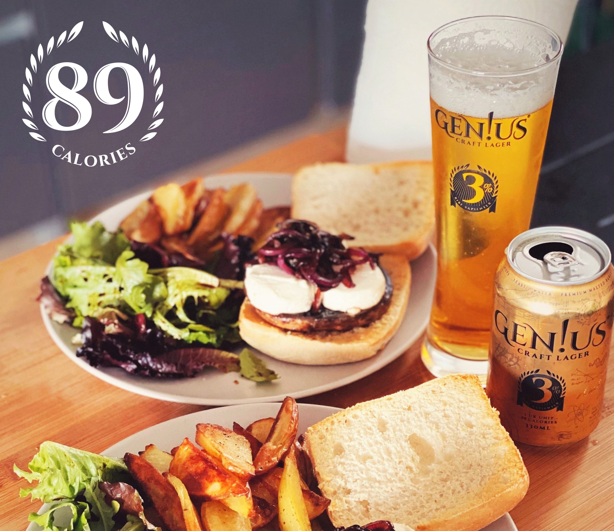 Low calorie Gen!us craft beers available on Drinkwell | Gen!us Brewing