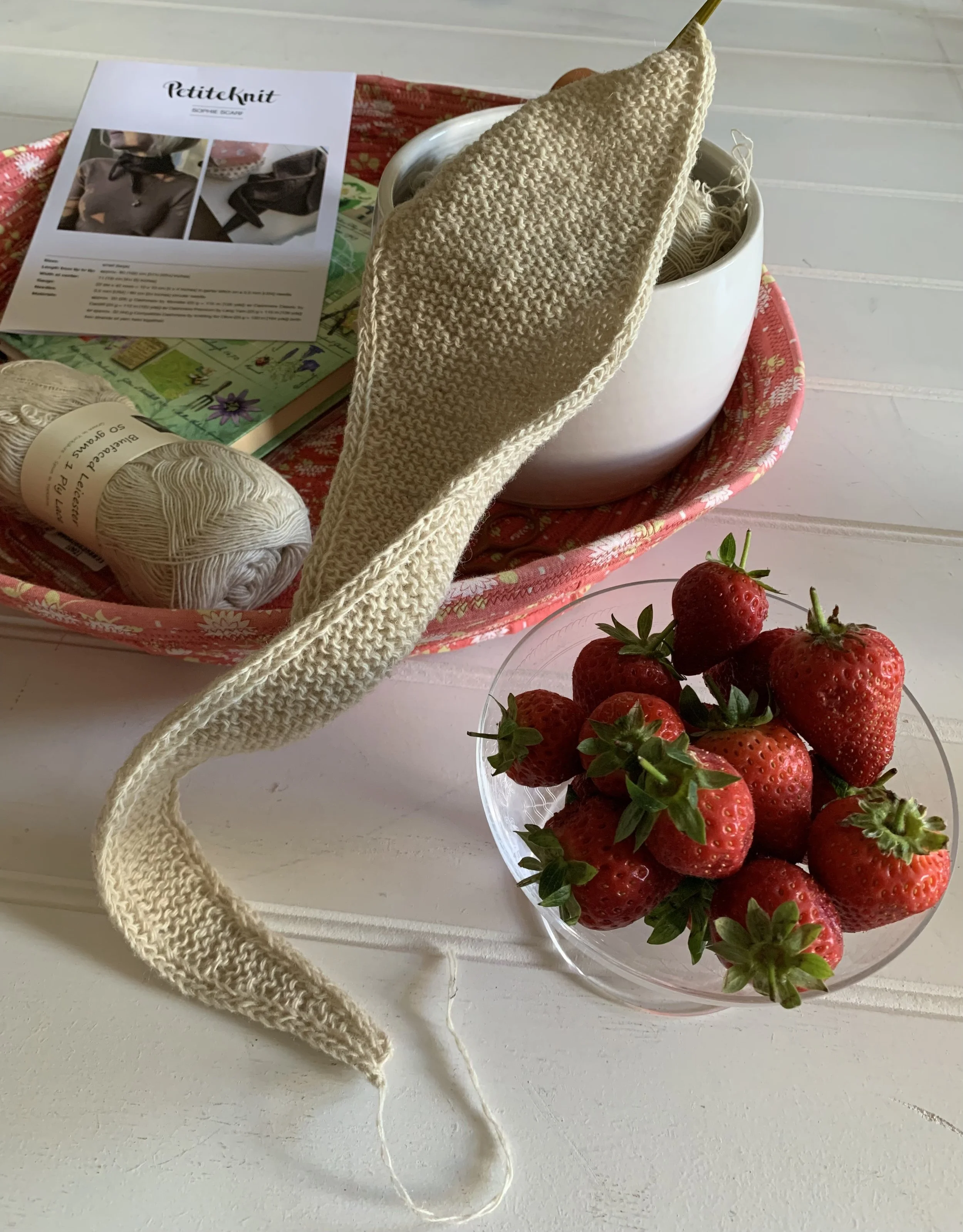 Making the Sophie Scarf with wool embroidery — Ruby Seppings