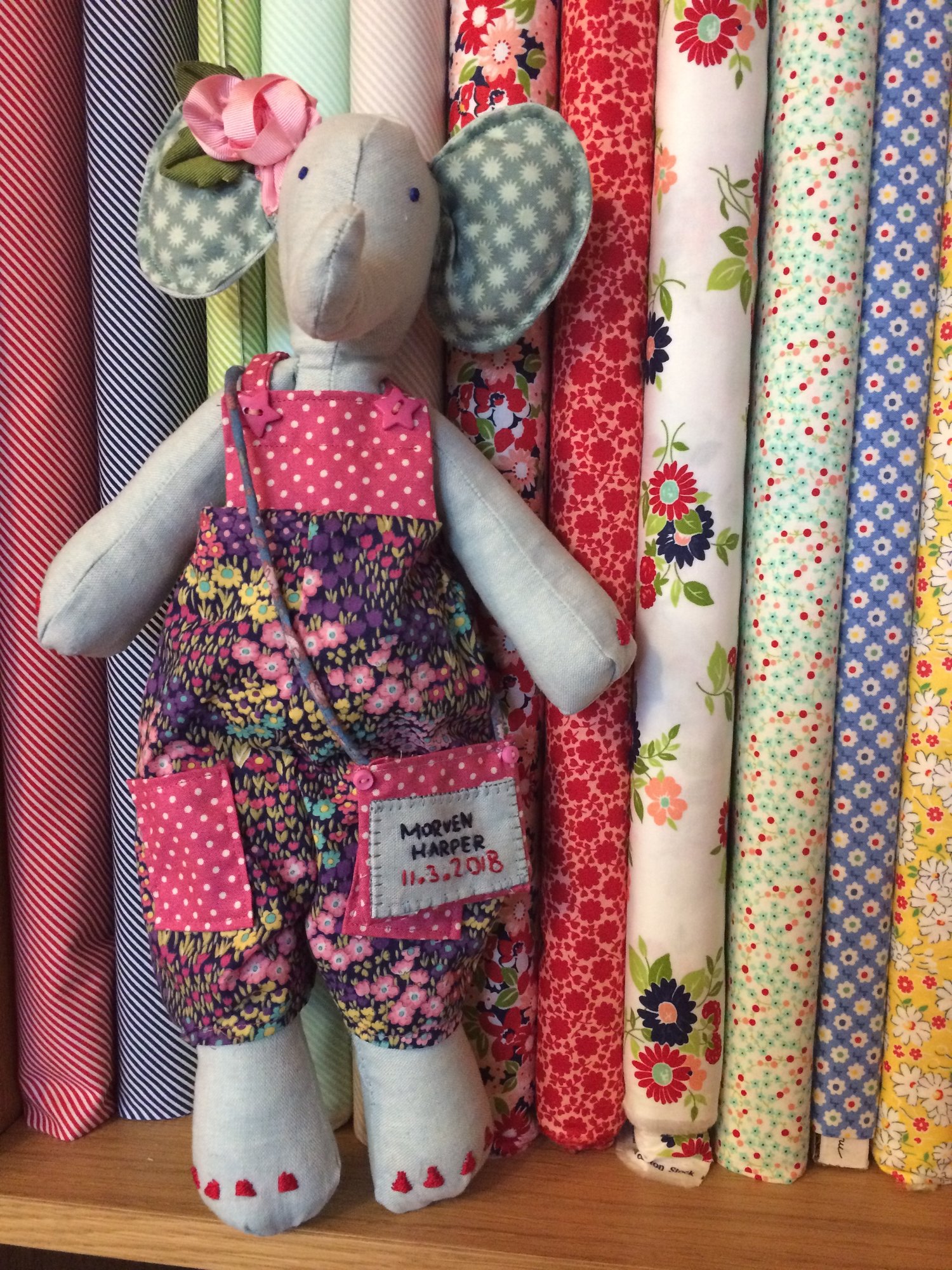 A little patchwork elephant — Ruby Seppings