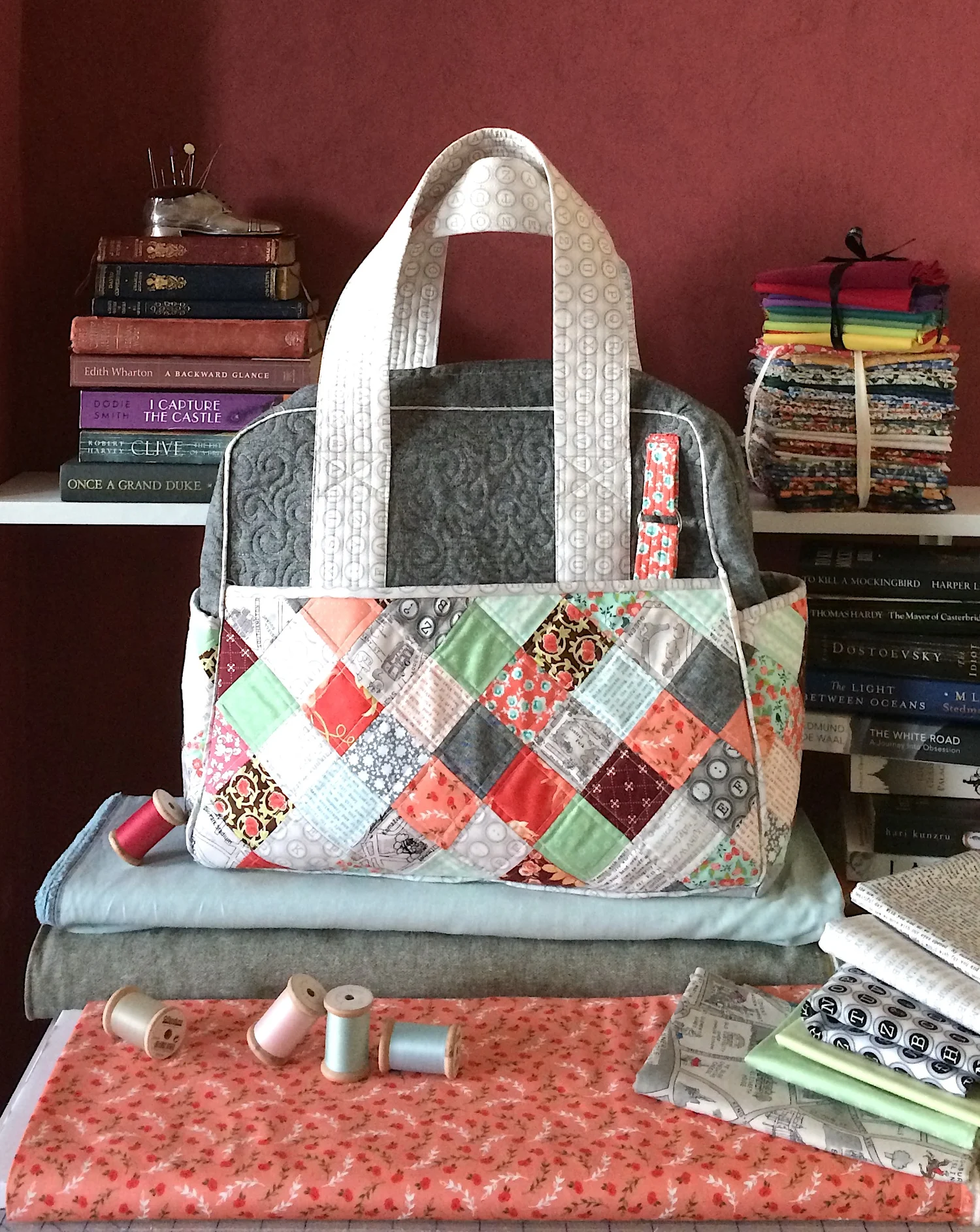 Making Amy Butler's Weekender Bag — Ruby Seppings