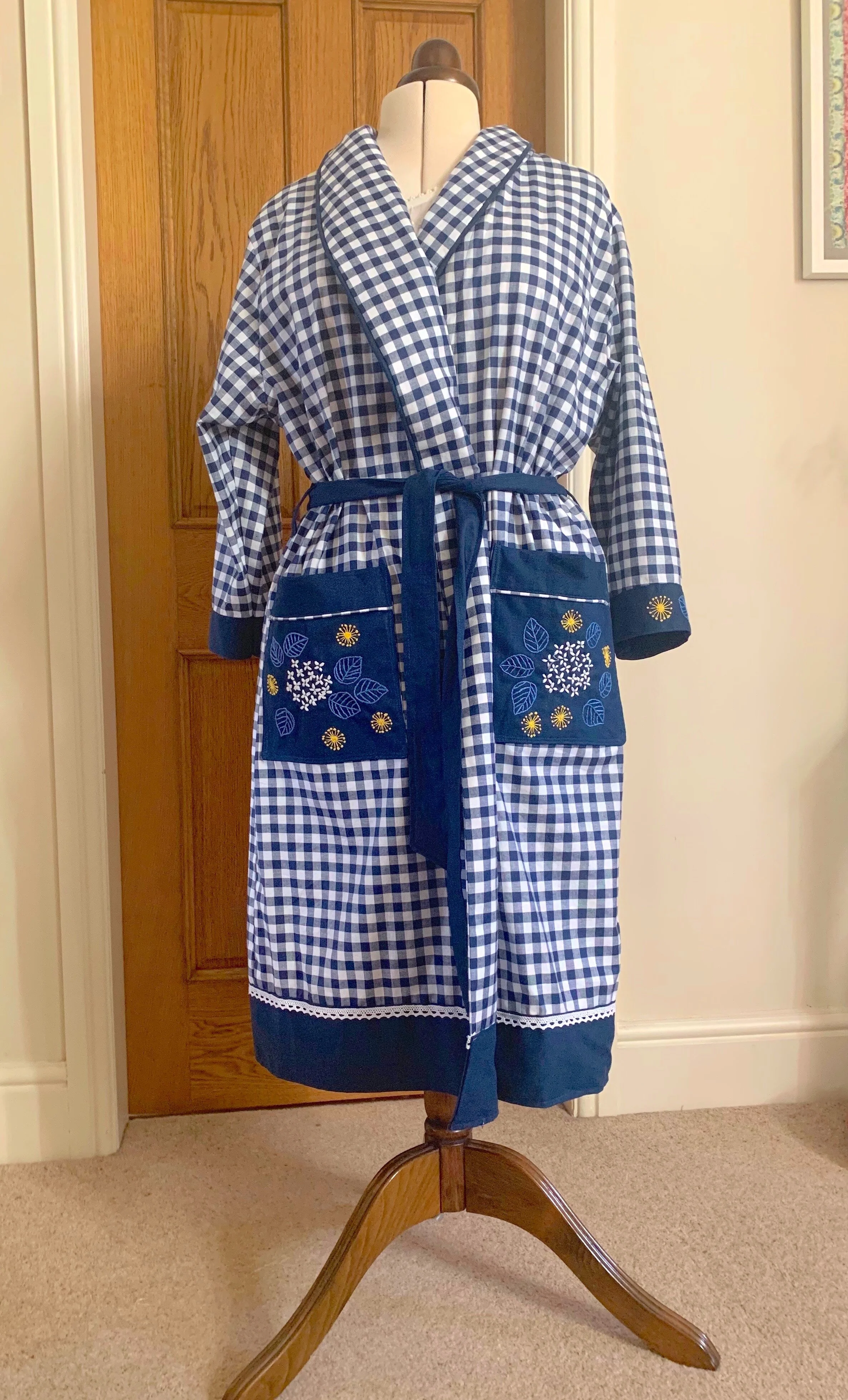 Ruby's Wardrobe: Making an embroidered Dressing Gown — Ruby Seppings