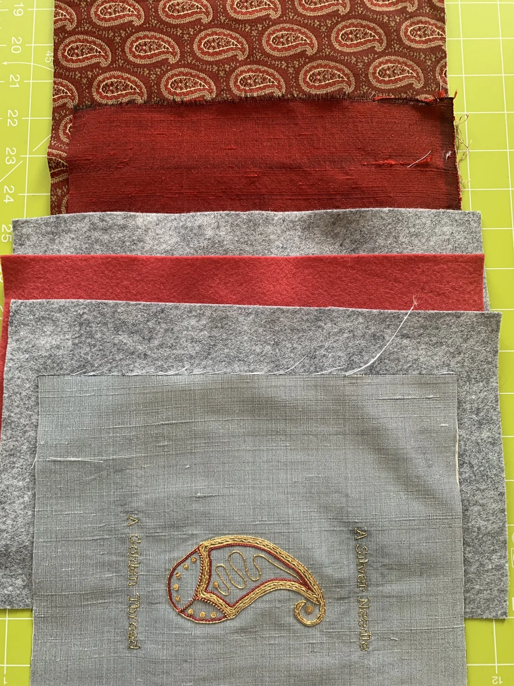 The Royal School of Needlework : taking a Goldwork course — Ruby Seppings