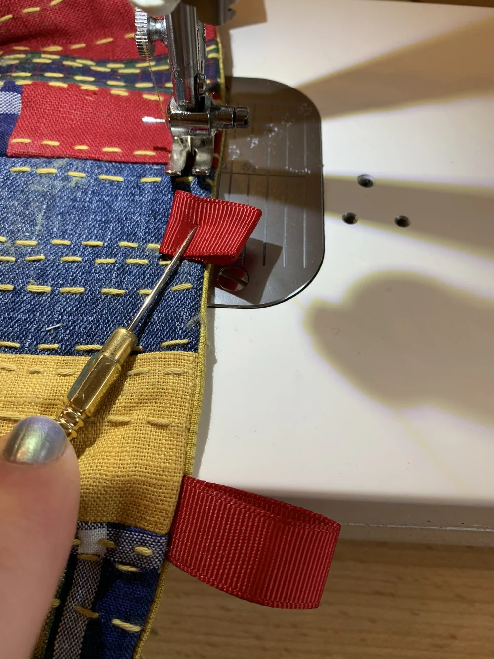 Making a Boro inspired Kinchaku bag — Ruby Seppings