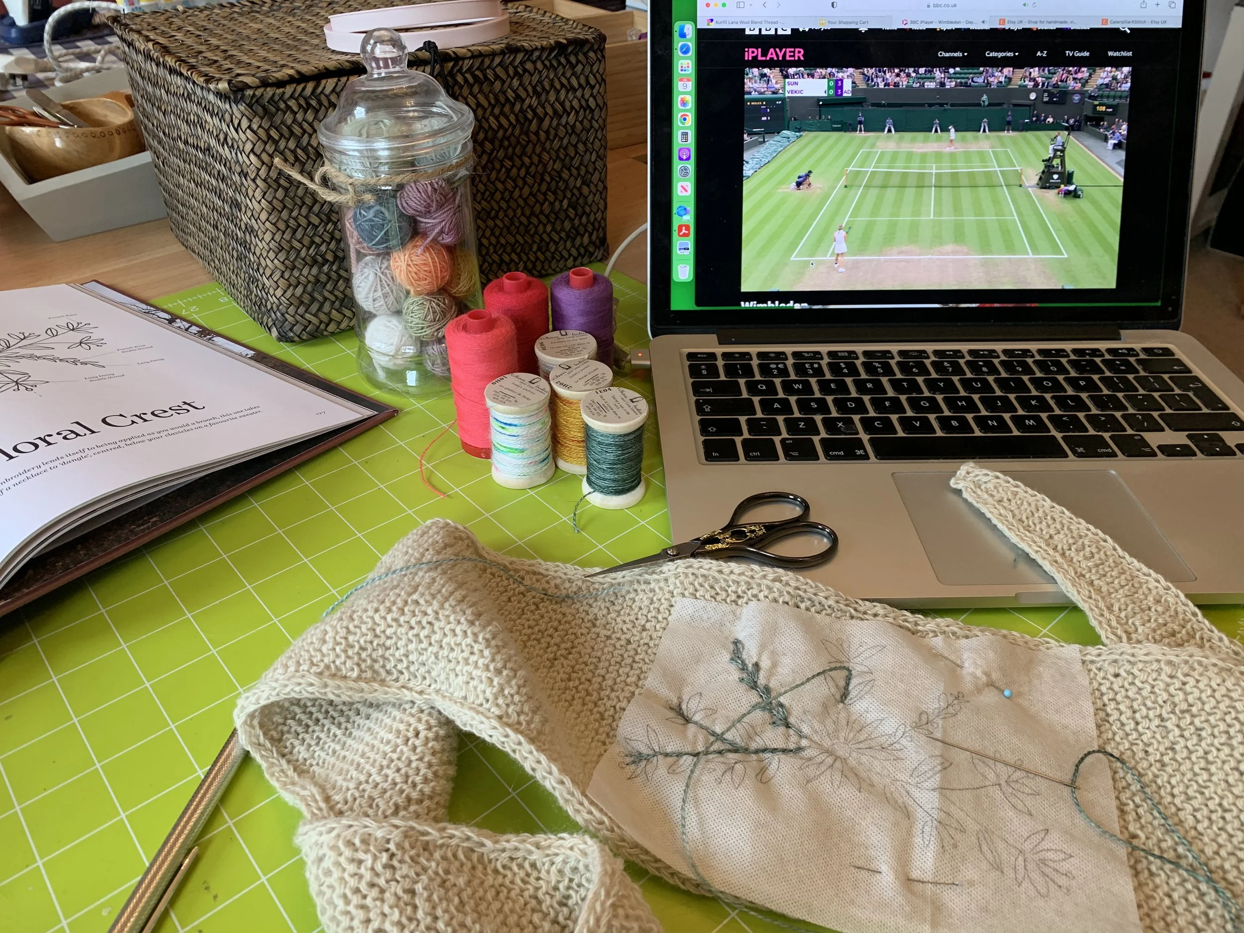Making the Sophie Scarf with wool embroidery — Ruby Seppings