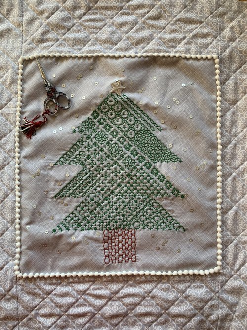 Making a Sashiko Christmas Tree — Ruby Seppings