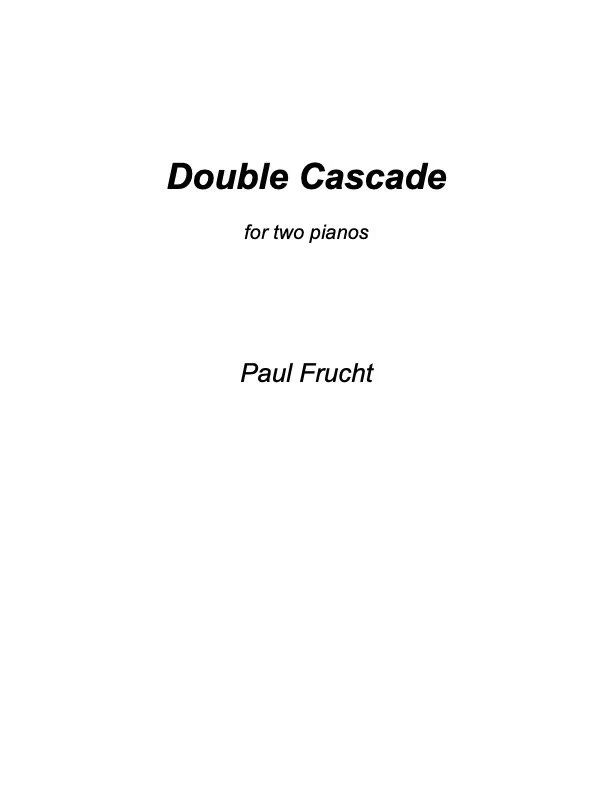 Music Catalog — Paul Frucht