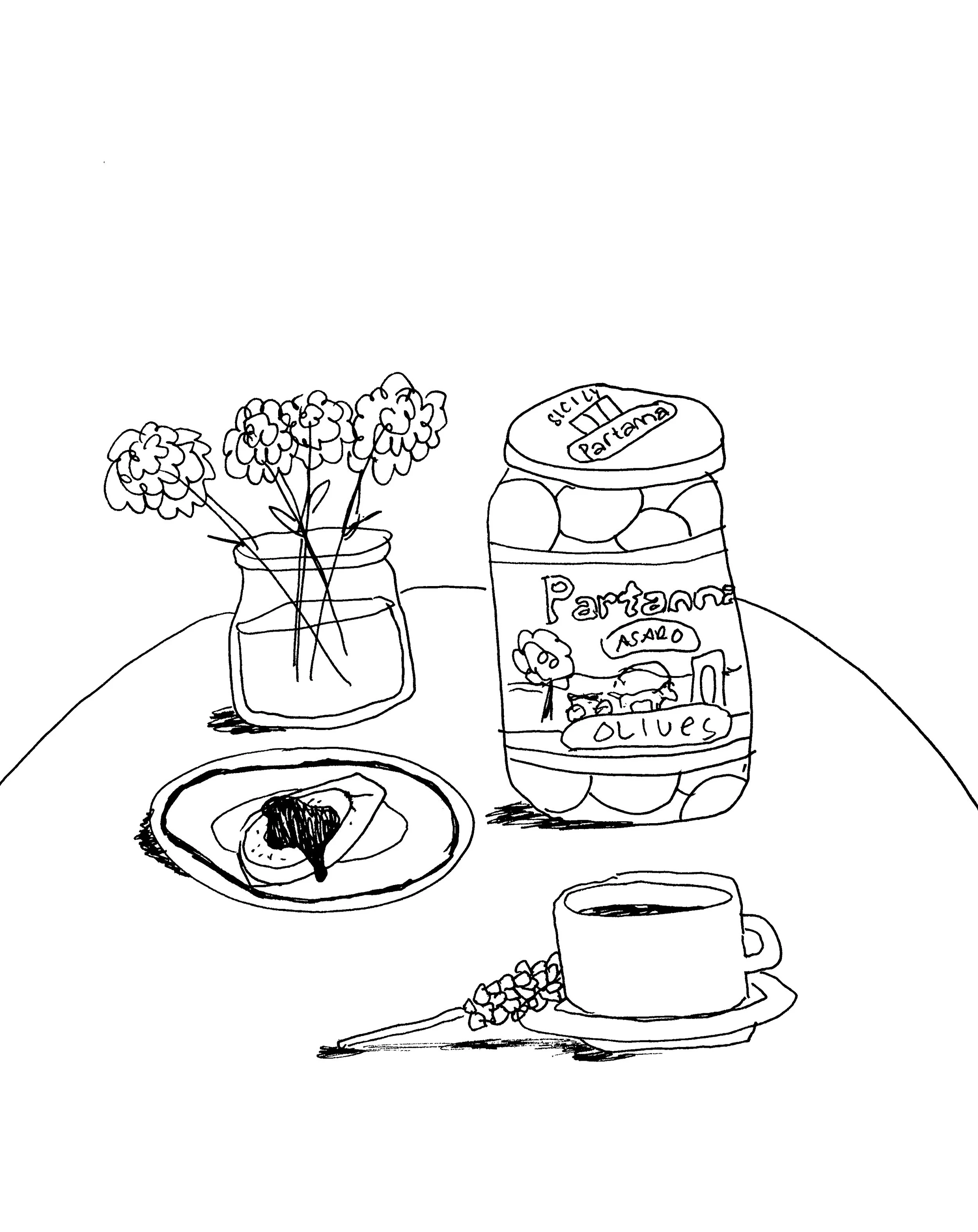 food art — adrianne