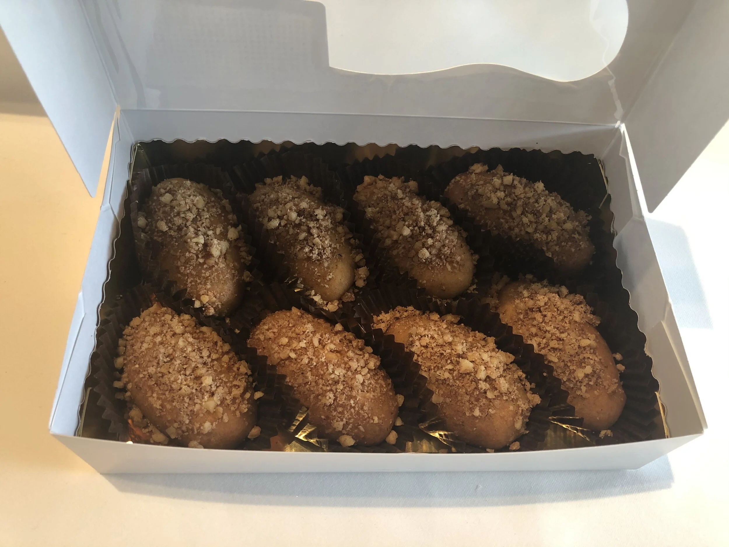 Melomakarona "Finikia" in Bakery Box — AmbroSia's Greek Pastries