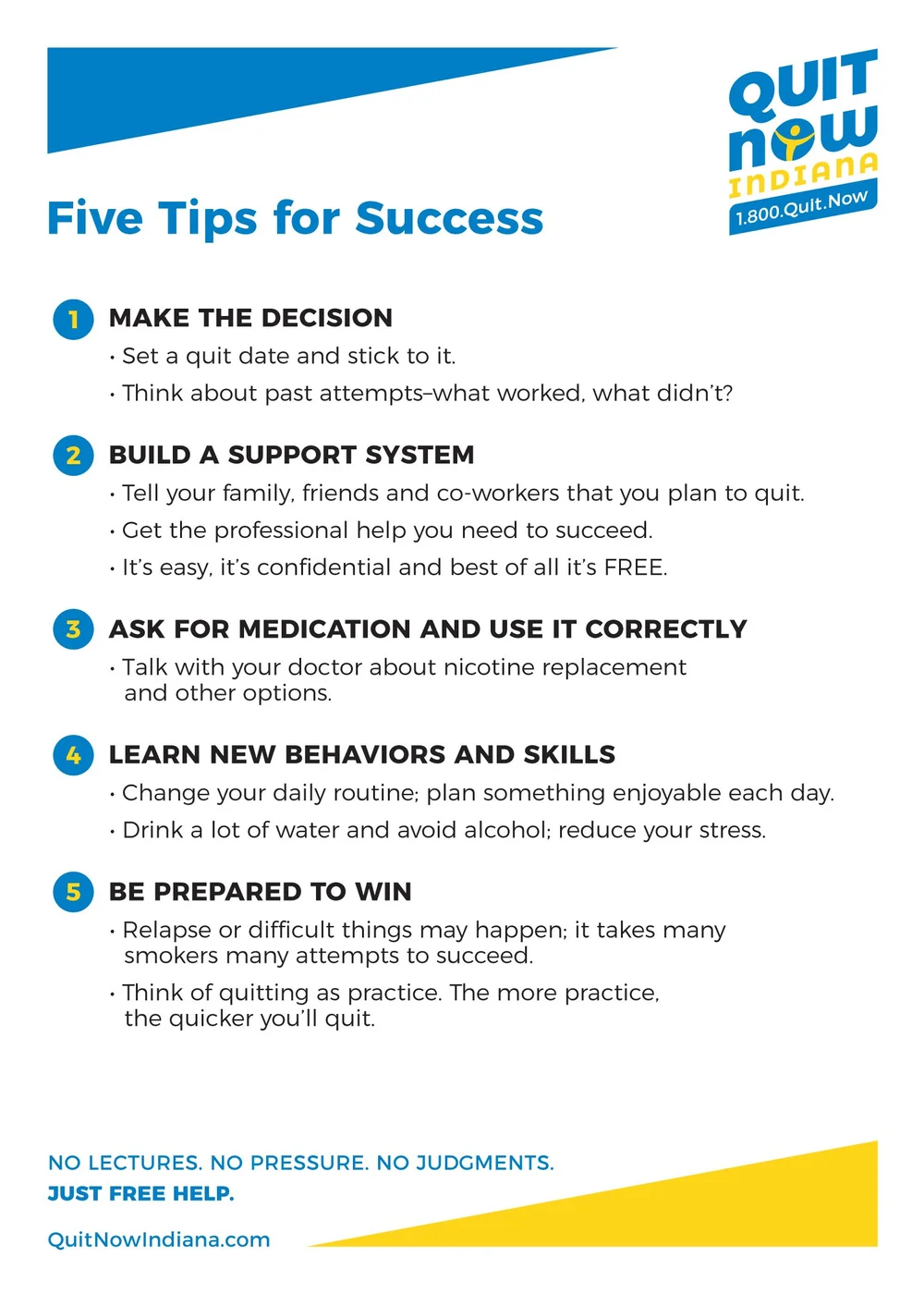 Educational Materials — Quit Now Indiana