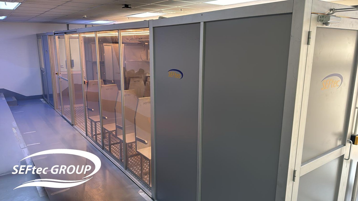 SEFtec builds cabin crew fire trainer inside classroom — SEFtec | HUET ...
