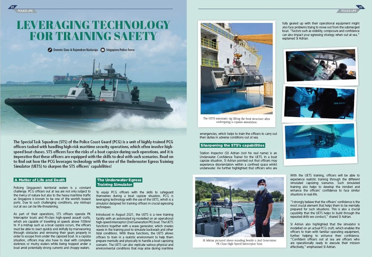 Police Life Magazine feature on custom SEFtec HUET — SEFtec | HUET ...