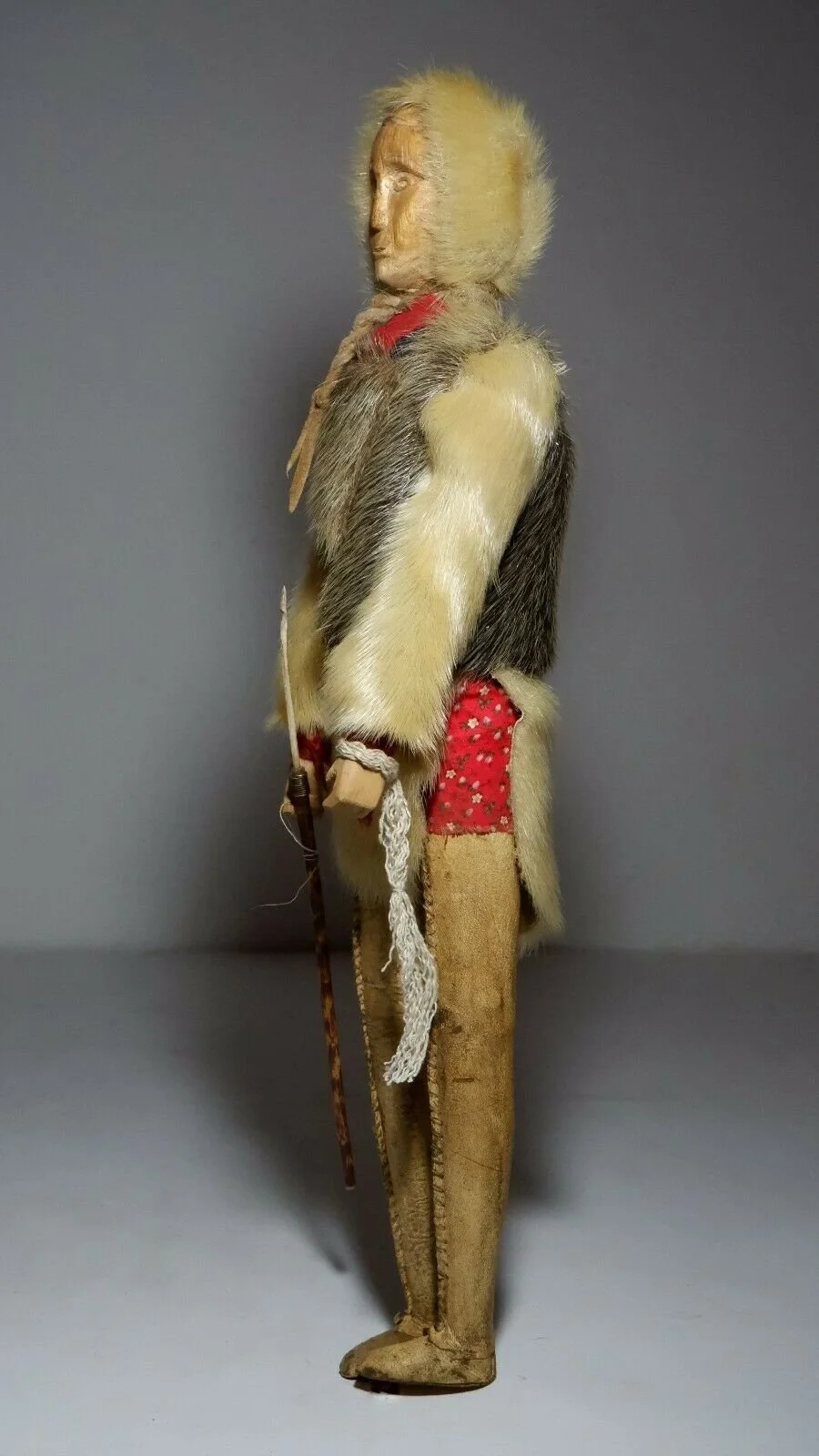 Antique Native Alaskan Sinew Sewn Doll - Inuit, Yup'ik, Yupik ...