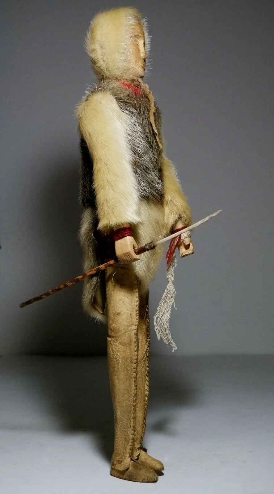 Antique Native Alaskan Sinew Sewn Doll - Inuit, Yup'ik, Yupik ...