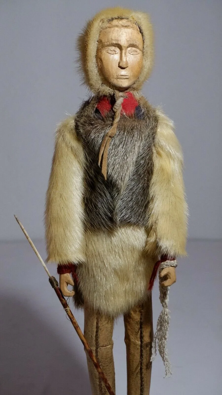 Antique Native Alaskan Sinew Sewn Doll - Inuit, Yup'ik, Yupik ...