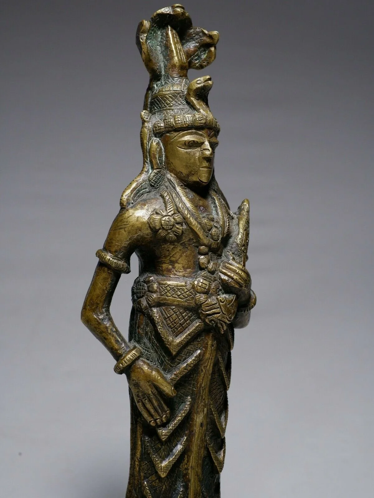 Rare Antique Shiva Bronze Statuette - India — Magellan Art Gallery