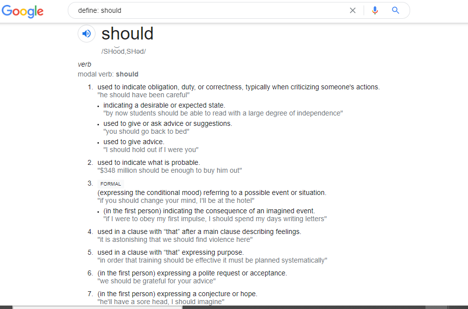 How to Quit Shoulding All Over Yourself — Eating Disorders Treatment ...