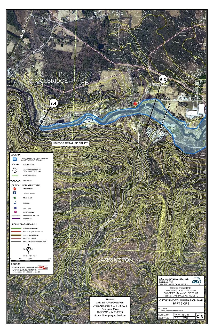 Inundation Maps — Goose Pond Maintenance District