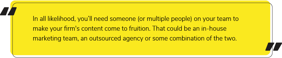 Content Marketing Execution for Financial Advisors