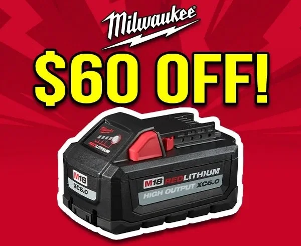 🔋 HOT DEAL: Milwaukee M18 REDLITHIUM HIGH OUTPUT XC 6.0Ah Battery – Now ...