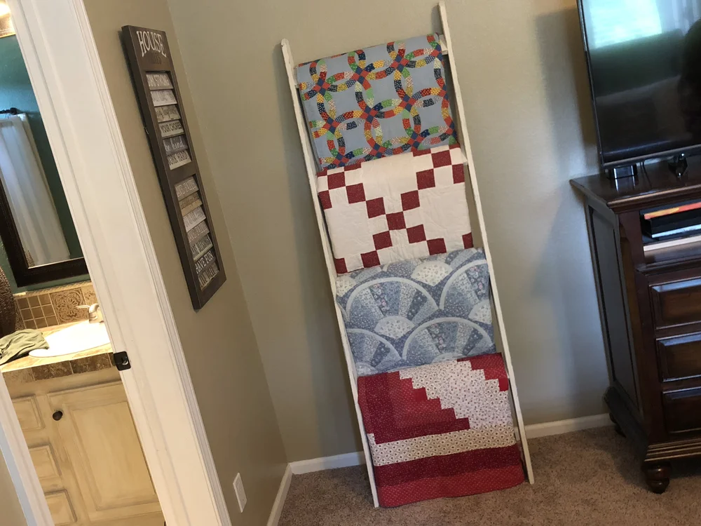 DIY Quilt Ladder — 731 Woodworks