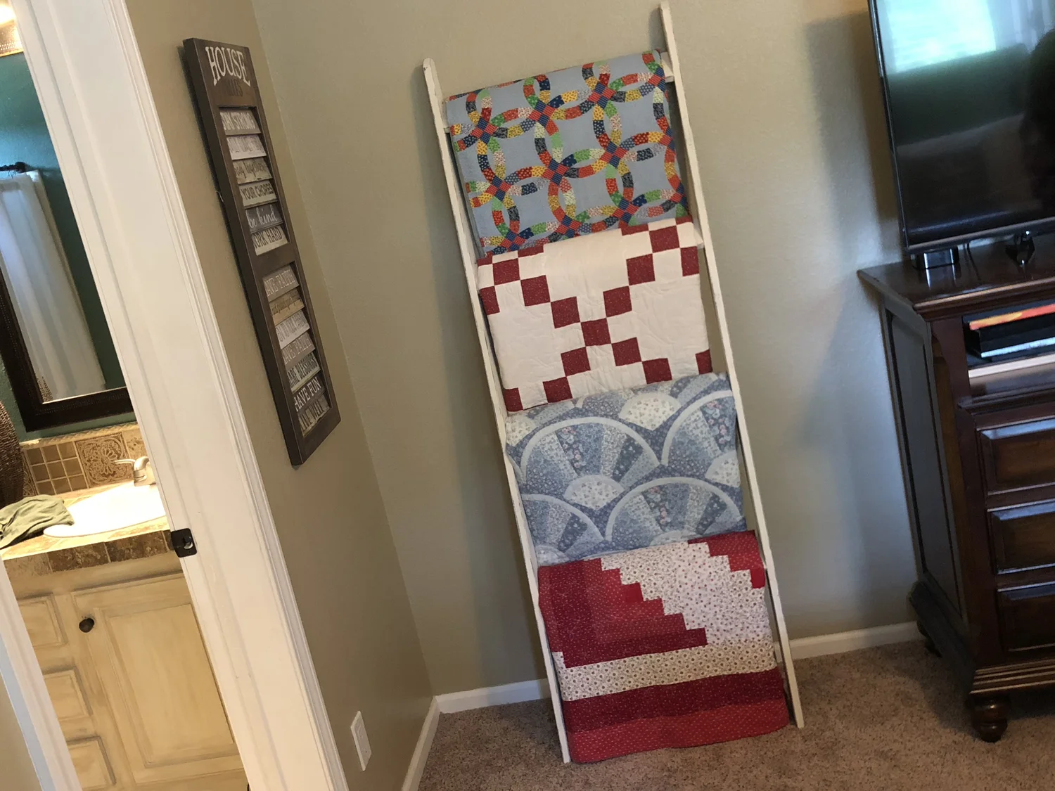 DIY Quilt Ladder — 731 Woodworks