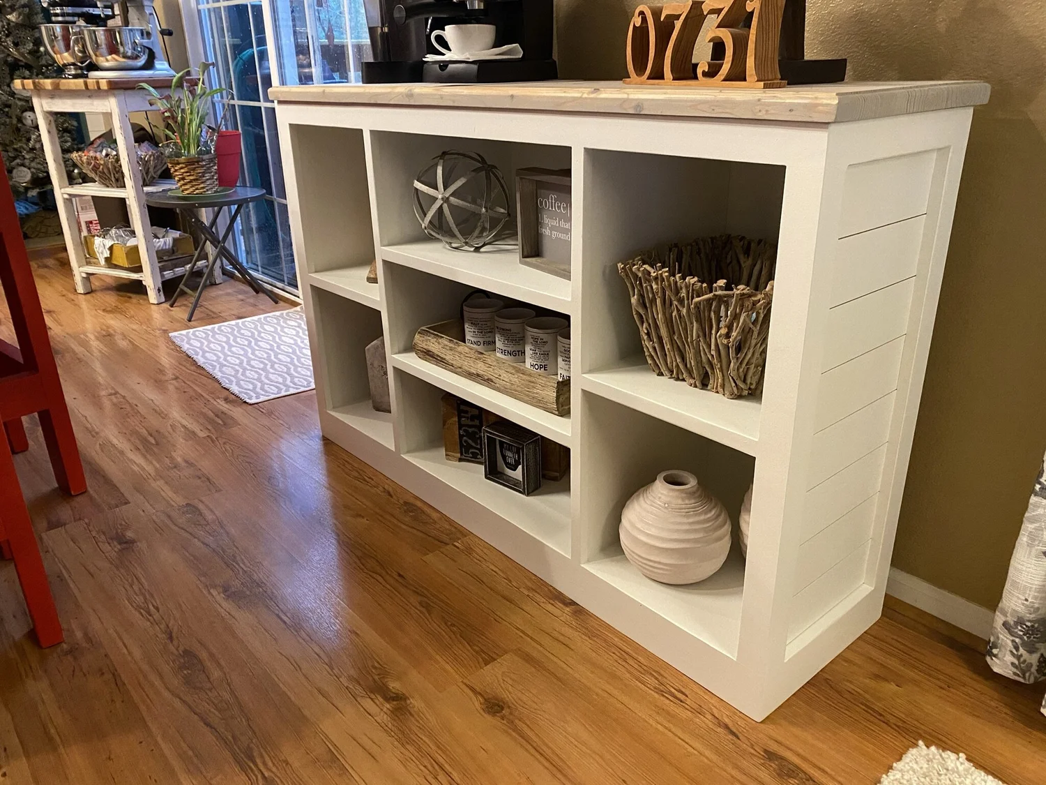 DIY Modern Farmhouse Coffee Bar Sideboard — 731 Woodworks