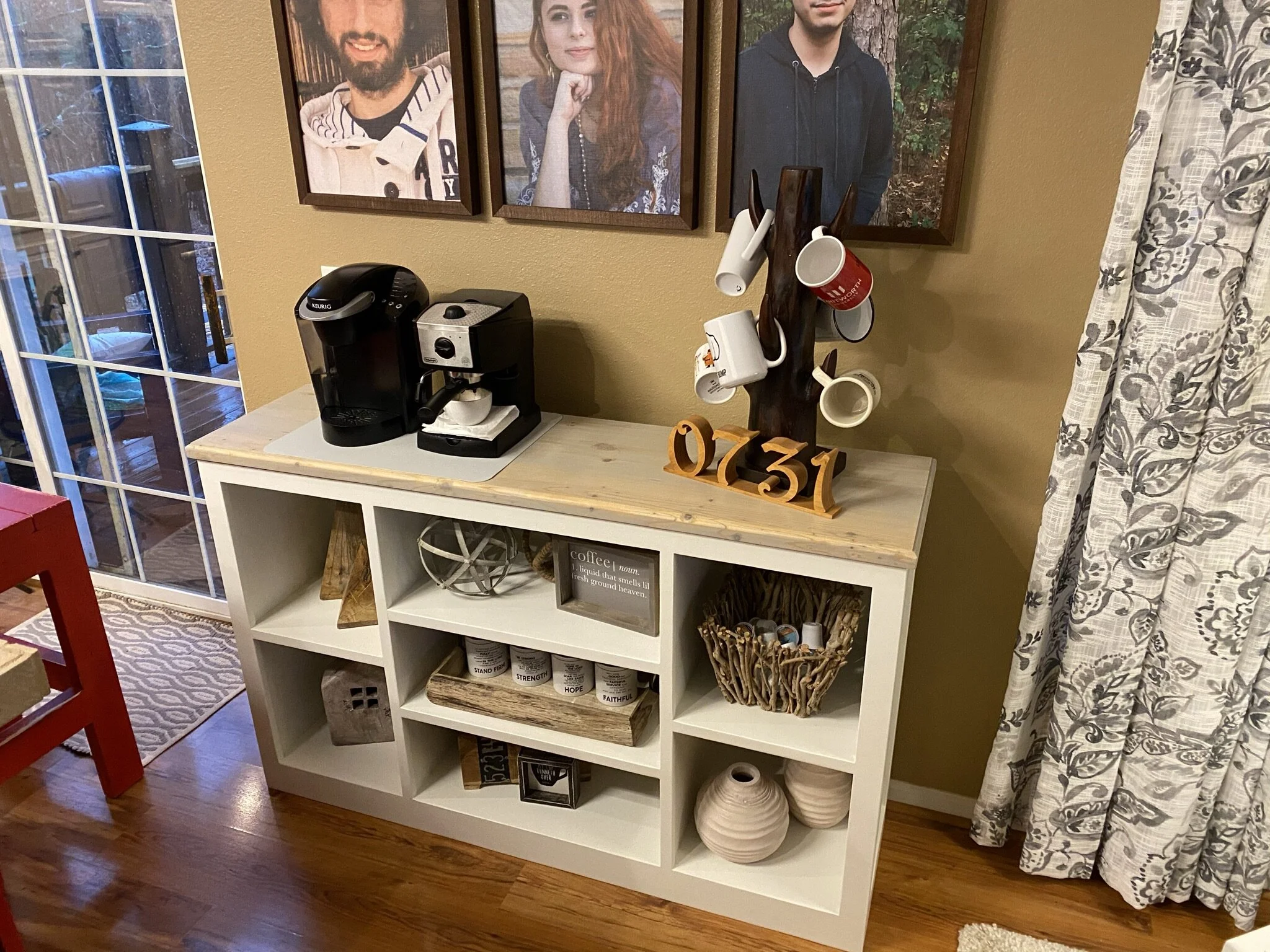 DIY Modern Farmhouse Coffee Bar Sideboard — 731 Woodworks