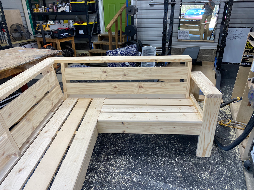 DIY Modern Outdoor Sofa Sectional — 731 Woodworks