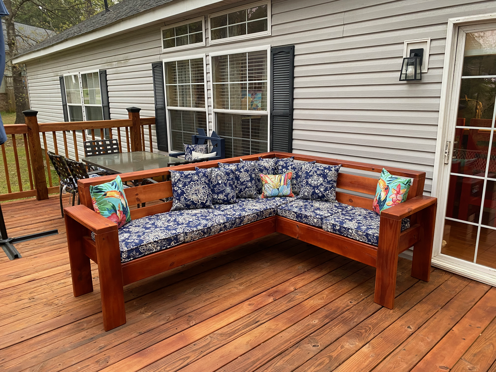 DIY Modern Outdoor Sofa Sectional — 731 Woodworks
