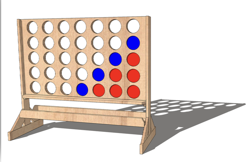 Giant Connect Four Plans Build Your Own Giant Outdoor DIY Connect Four
