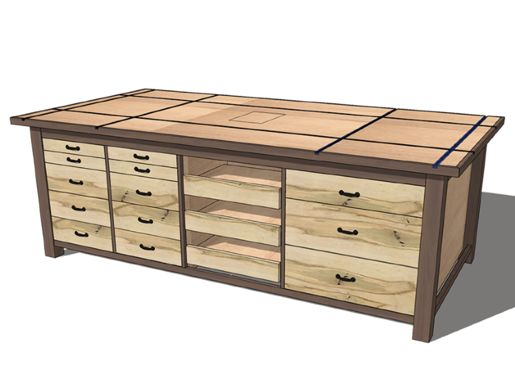 Ultimate Workbench / Outfeed Table Plan — 731 Woodworks