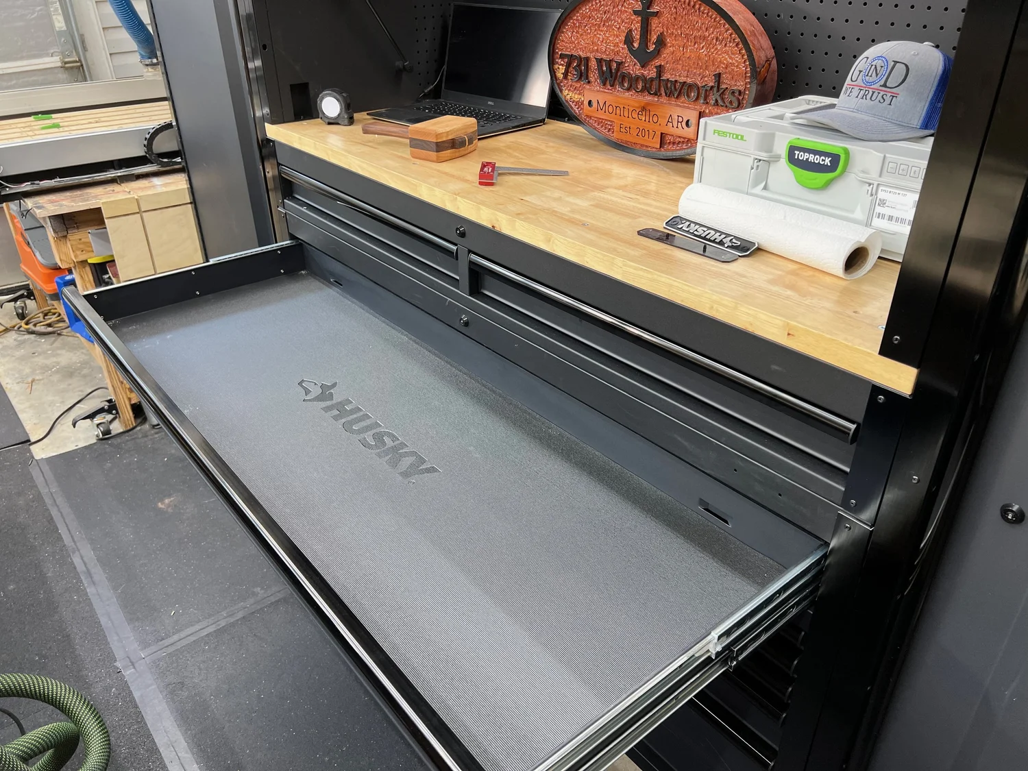 Husky Mobile Workbench and Hutch In-Depth Review — 731 Woodworks