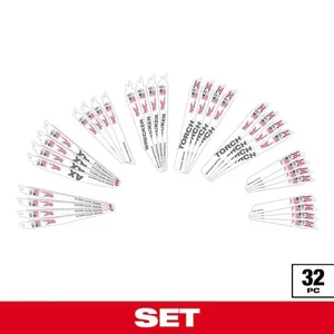 47% Off Milwaukee SAWZALL 32 Piece Reciprocating Blade Set — 731 Woodworks