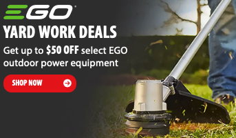 Save up to $50 on EGO Outdoor Power Equipment — 731 Woodworks
