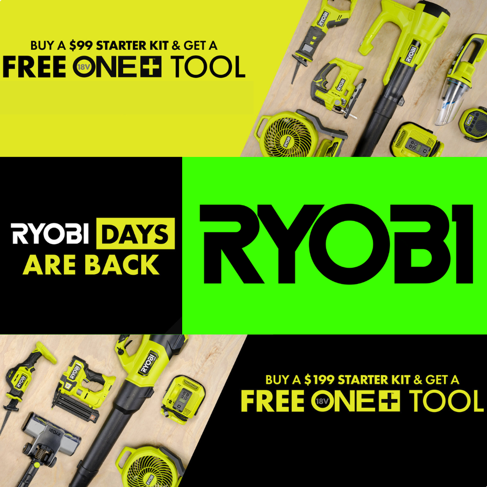 RYOBI Days 2025 – Best Home Depot Tool Deals & Free Tool Bundles — 731 ...