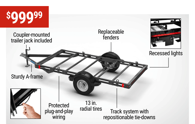 🚛 New Harbor Freight 2,000 lb Modular Utility Trailer – Just Released ...