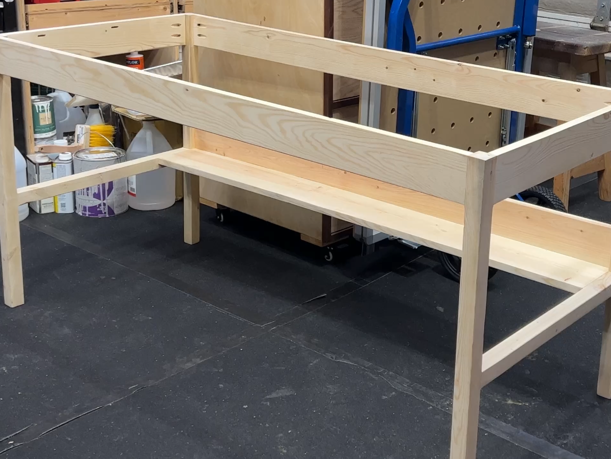 How to Build a Cable Free Desk with Built-In Outlets, USB and LED ...