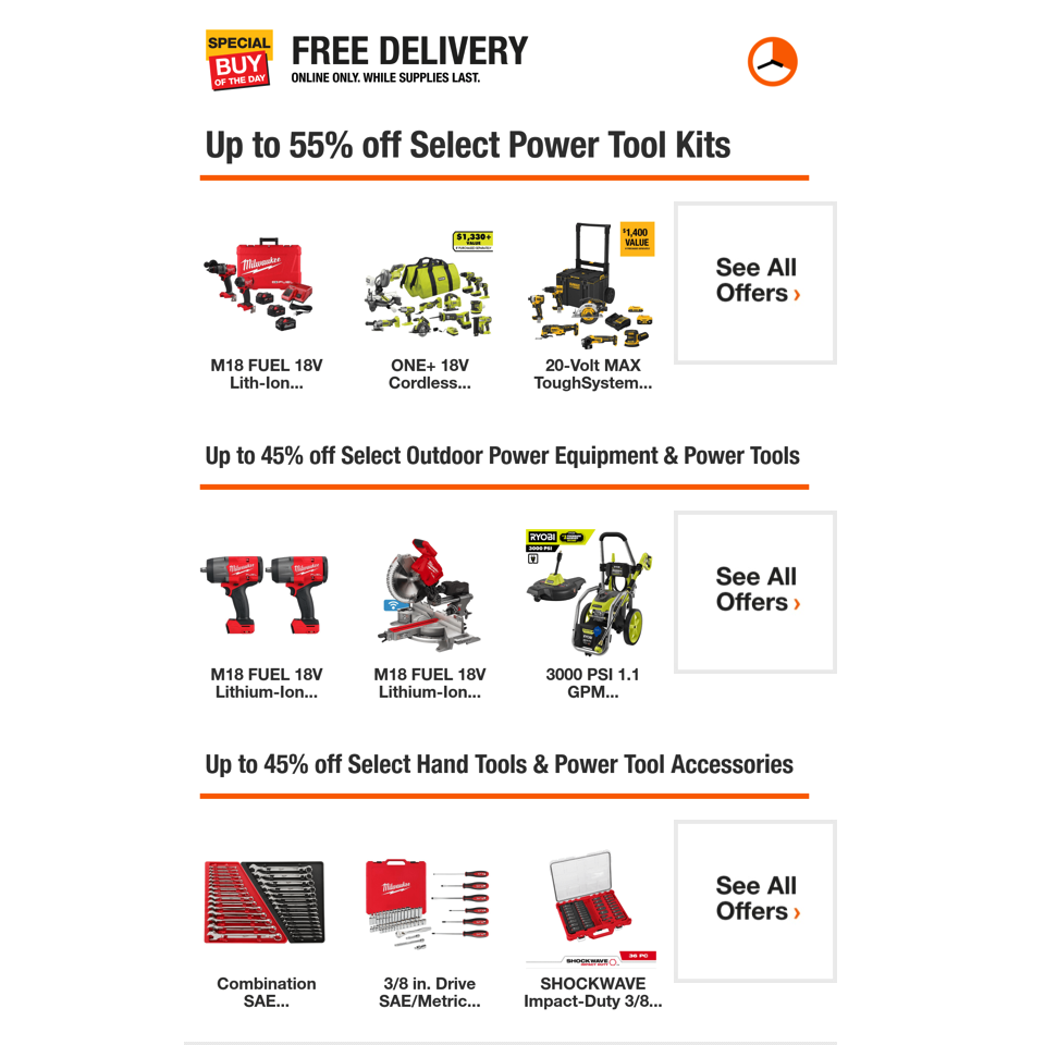 Today Only! Best Home Depot Tool Deals for March 31, 2025 — 731 Woodworks
