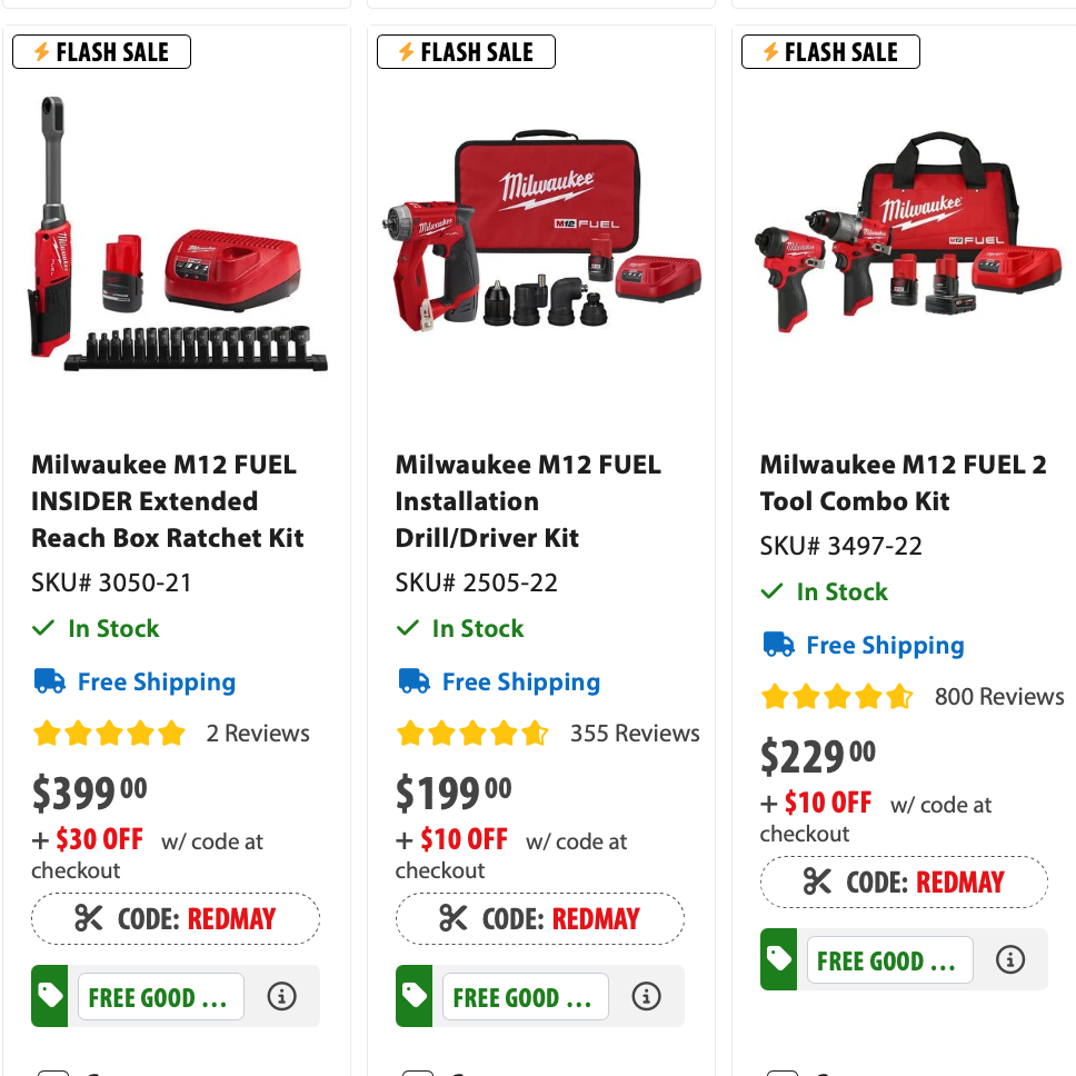 🛠️ Buy a Milwaukee M12 Kit, Get a FREE Bare Tool PLUS up to $30 Off ...