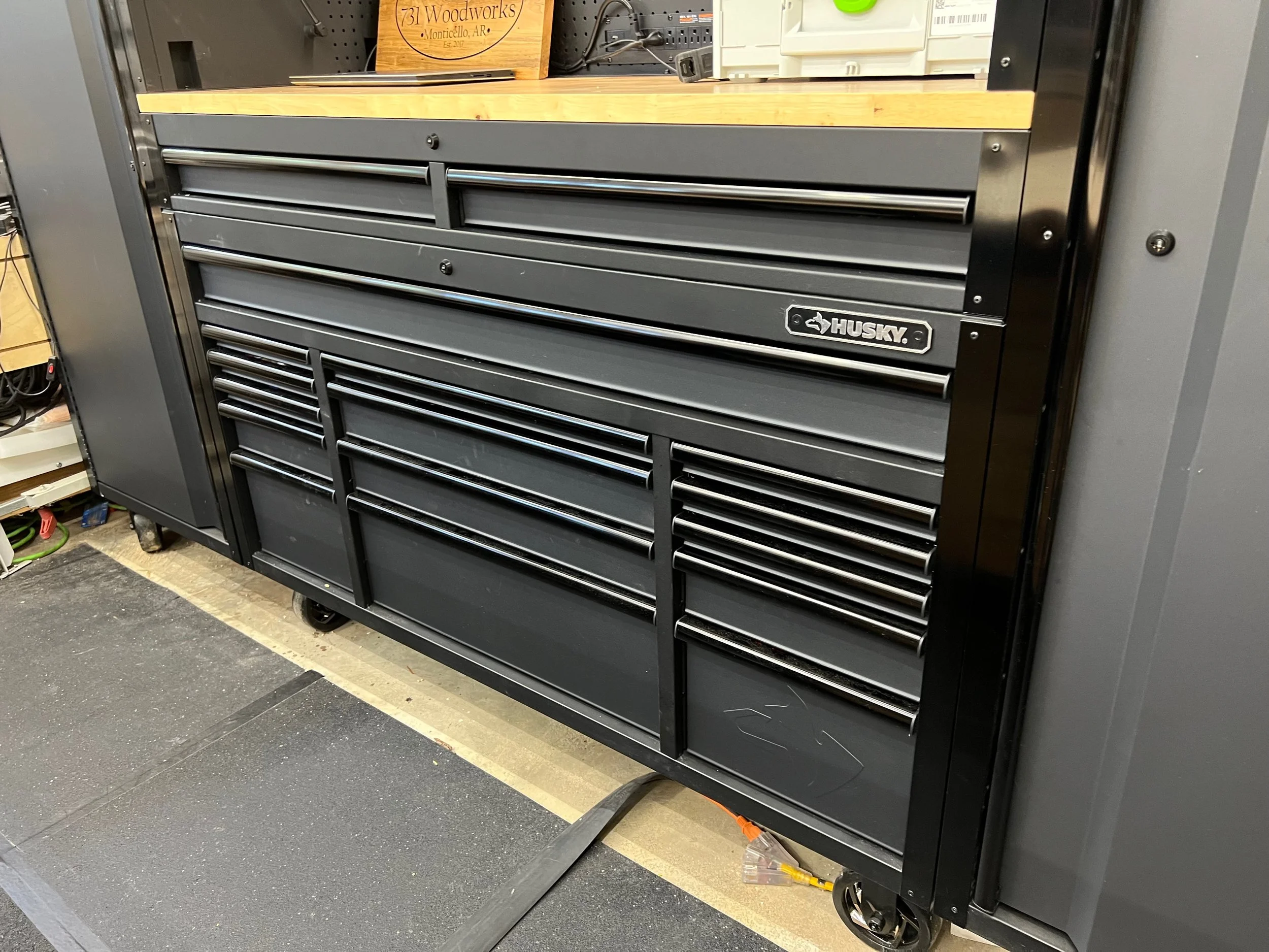 Husky Mobile Workbench and Hutch In-Depth Review — 731 Woodworks